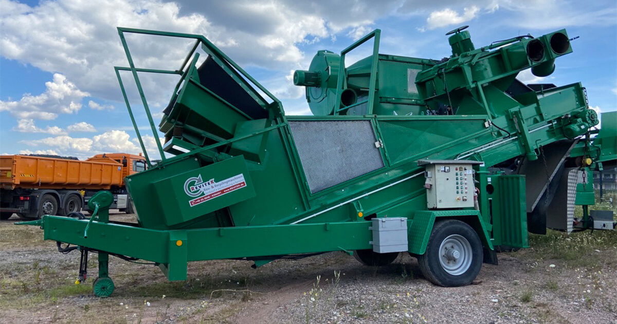 Hurrikan Windsichter | REVITEK - Bau und Recyclingmaschinen