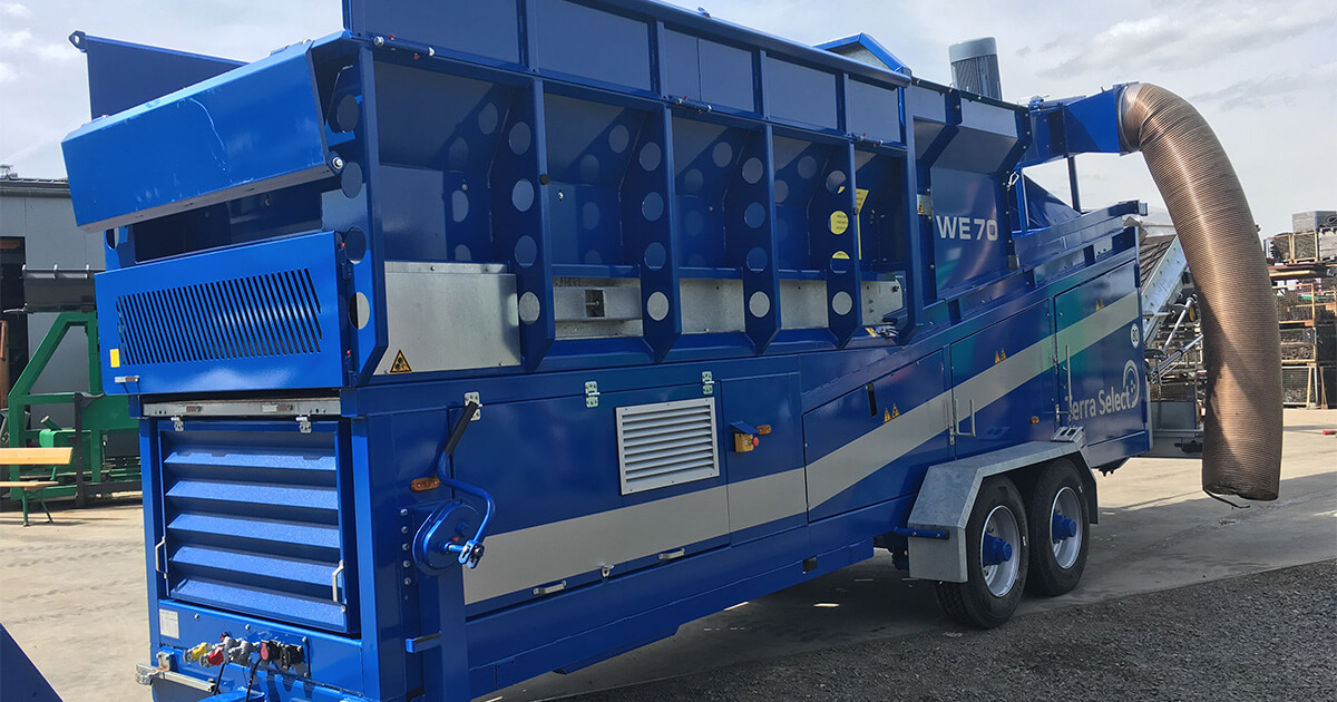 Terra Select WE70 Windsichter | REVITEK - Bau und Recyclingmaschinen