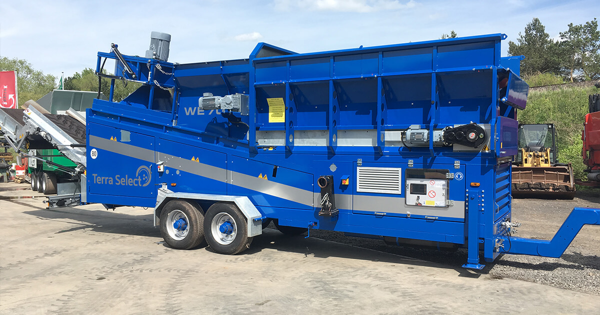 Terra Select WE70 Windsichter | REVITEK - Bau und Recyclingmaschinen